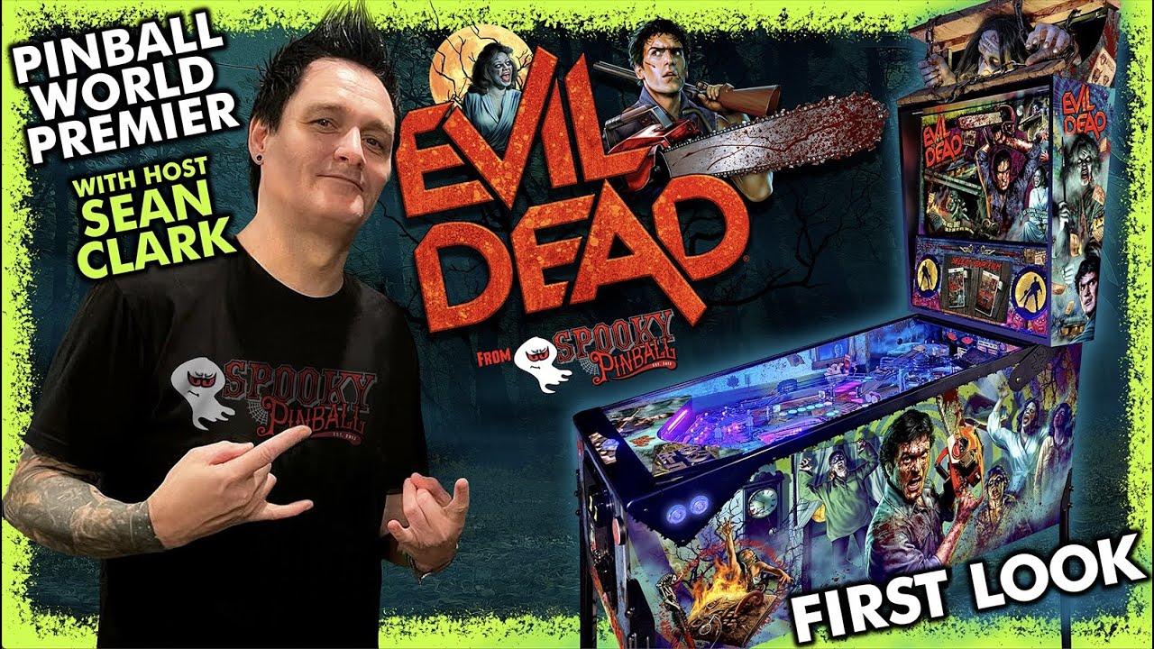 The Evil Dead Pinball Trailer World Premier - First Look - Spooky ...