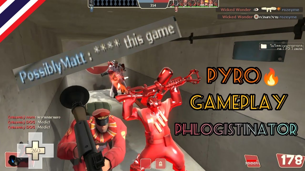 Team Fortress 2: Pyro gameplay phlogistinator - YouTube