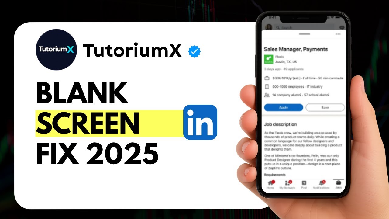 How to Fix LinkedIn Blank Screen or Profile Not Showing 2025 - YouTube