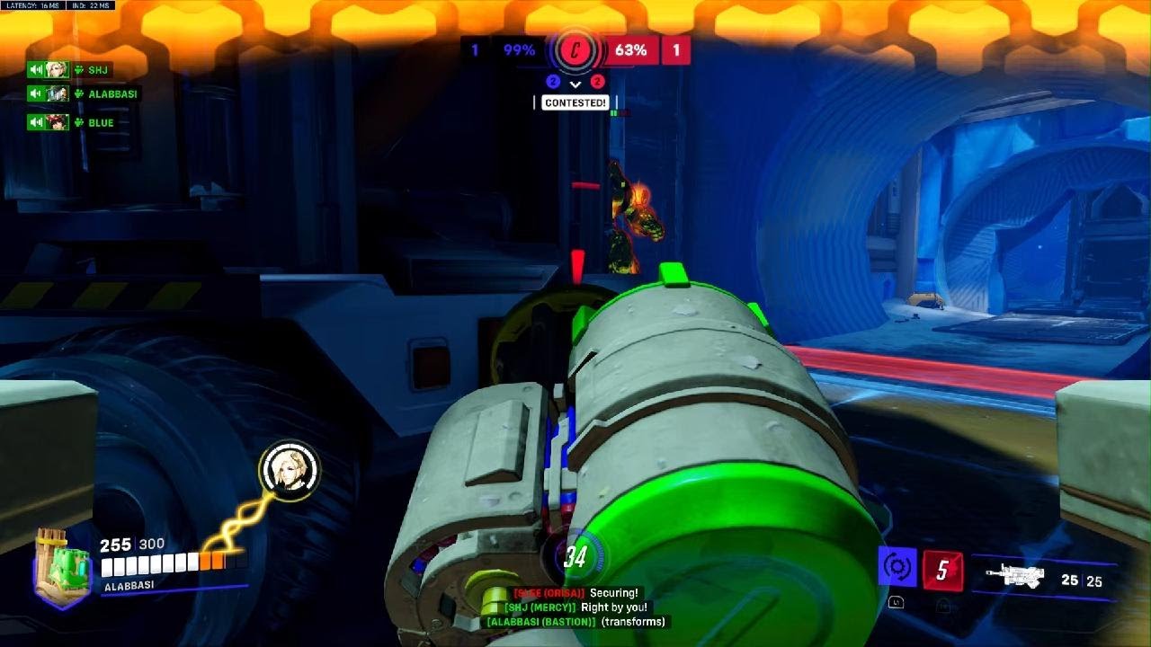 bastion team kill with kiriko - YouTube