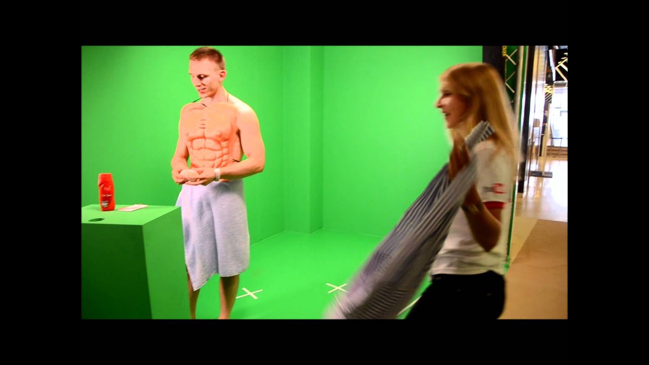 Captain Spark's Old Spice commercial - making of - YouTube