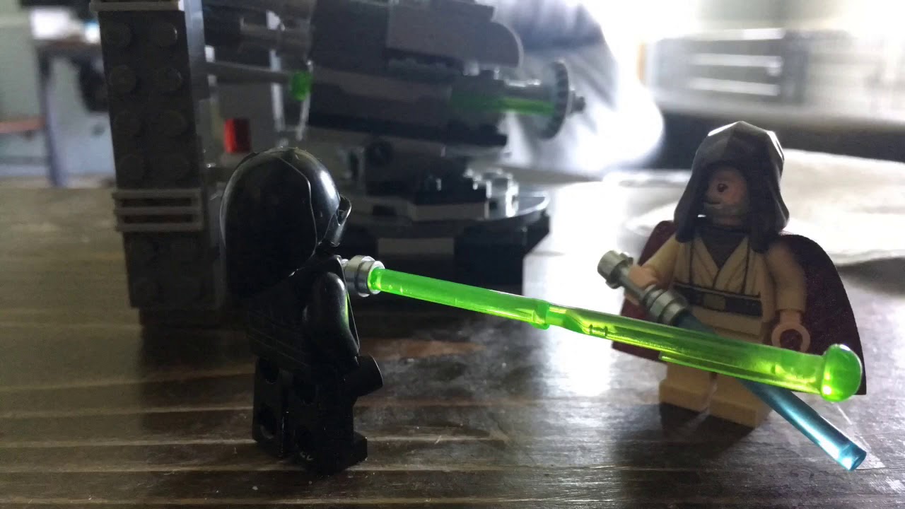 The Fall Of Obi-wan (stop motion) - YouTube