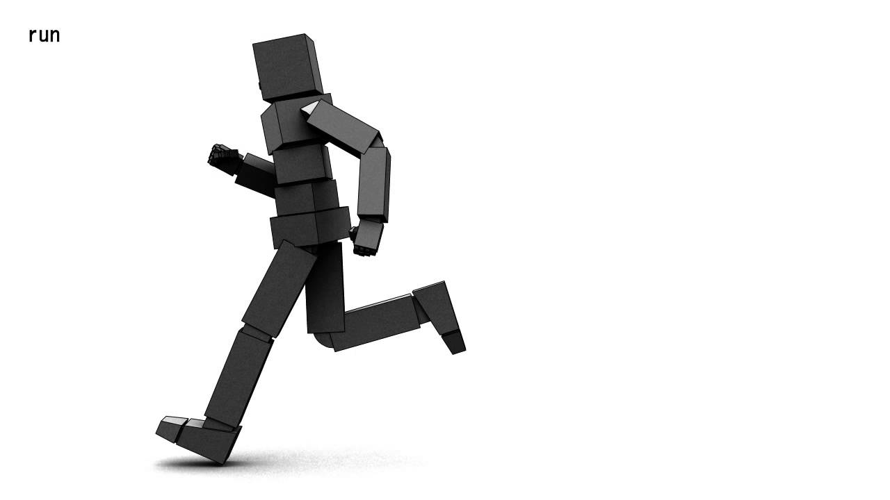 3D Animation Basic training : run - YouTube