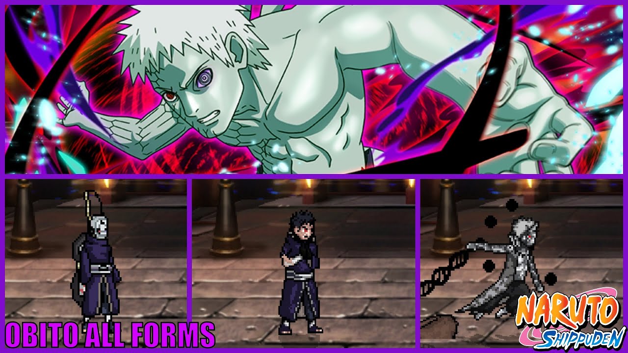 Obito all forms by Vezz The Gamer (Training) - YouTube