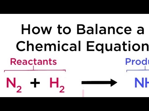 EASY TRICK TO BALANCE CHEMICAL EQUATIONS - YouTube