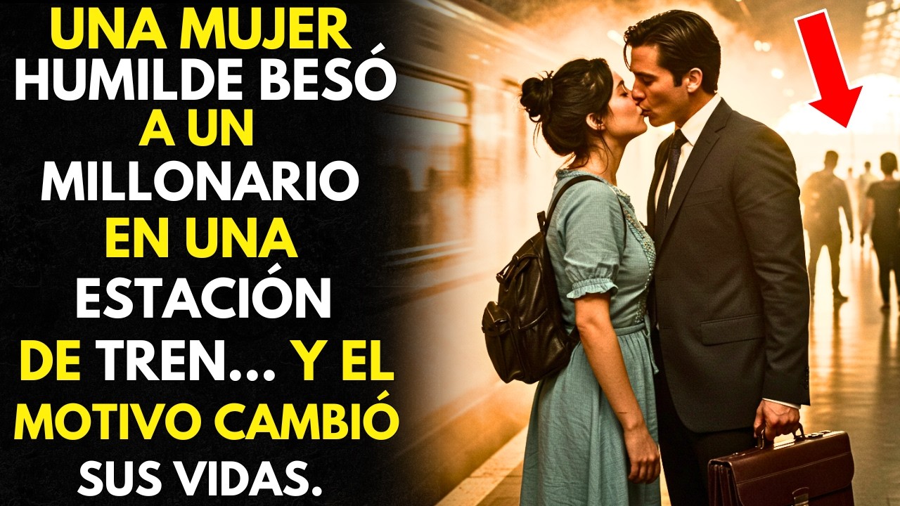 UNA MUJER HUMILDE BESÓ A UN MILLONARIO EN UNA ESTACIÓN DE TREN… / Y EL ...