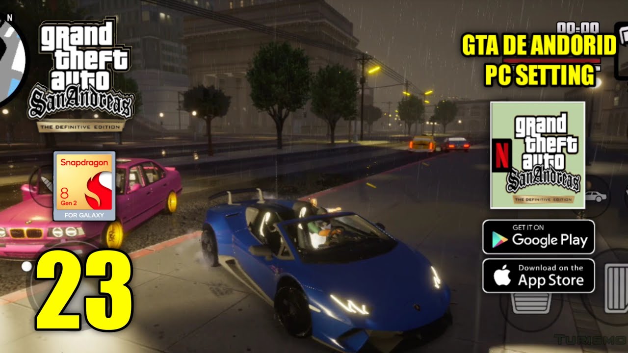 GTA San Andreas Definitive Edition android Graphics PC Settings | 8 Gen ...