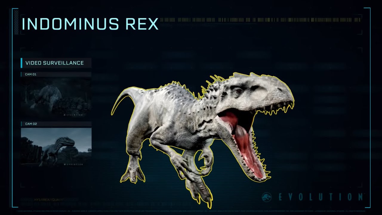 JWE Species Profile - Indominus Rex (Resound) - YouTube
