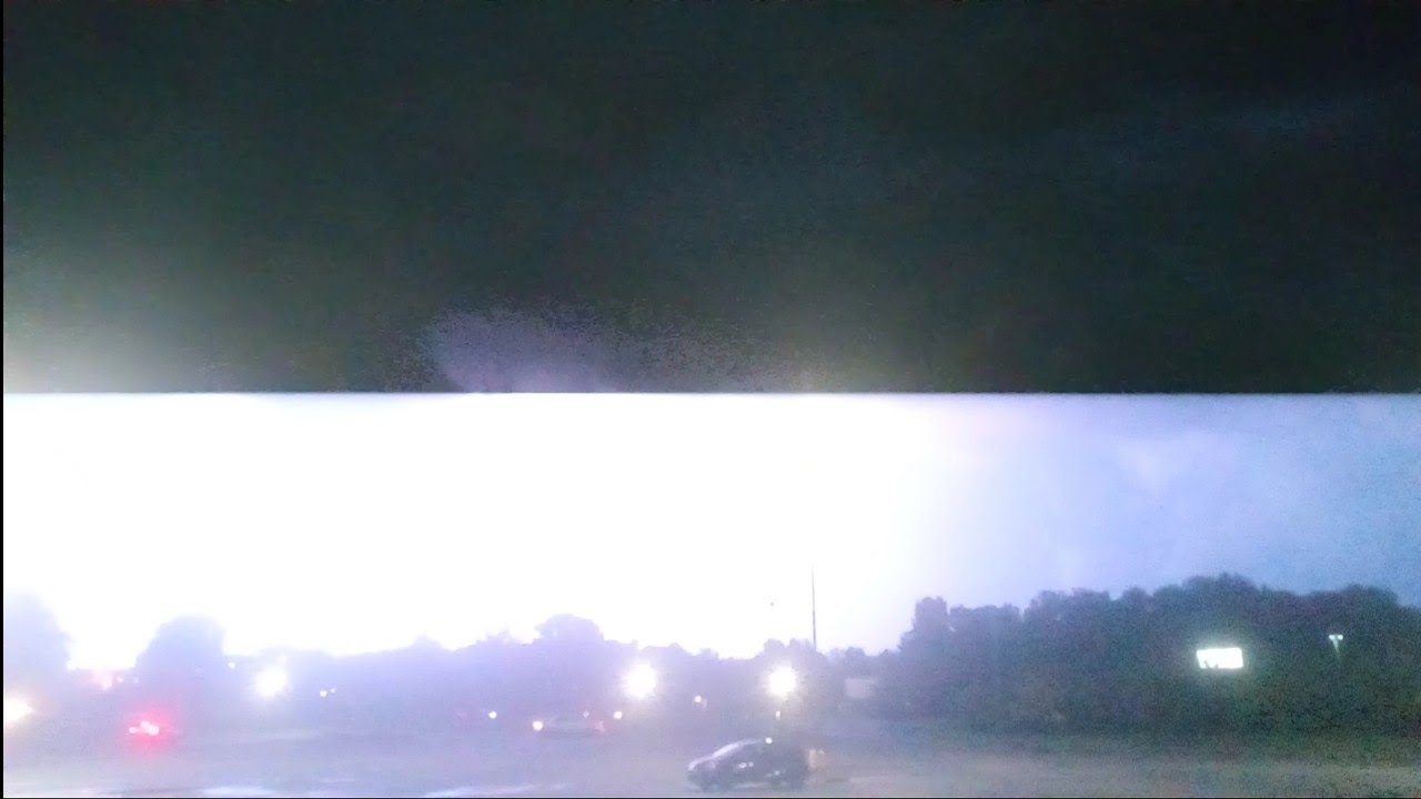 Crazy Lightning Storm that caused damage all across our state - YouTube