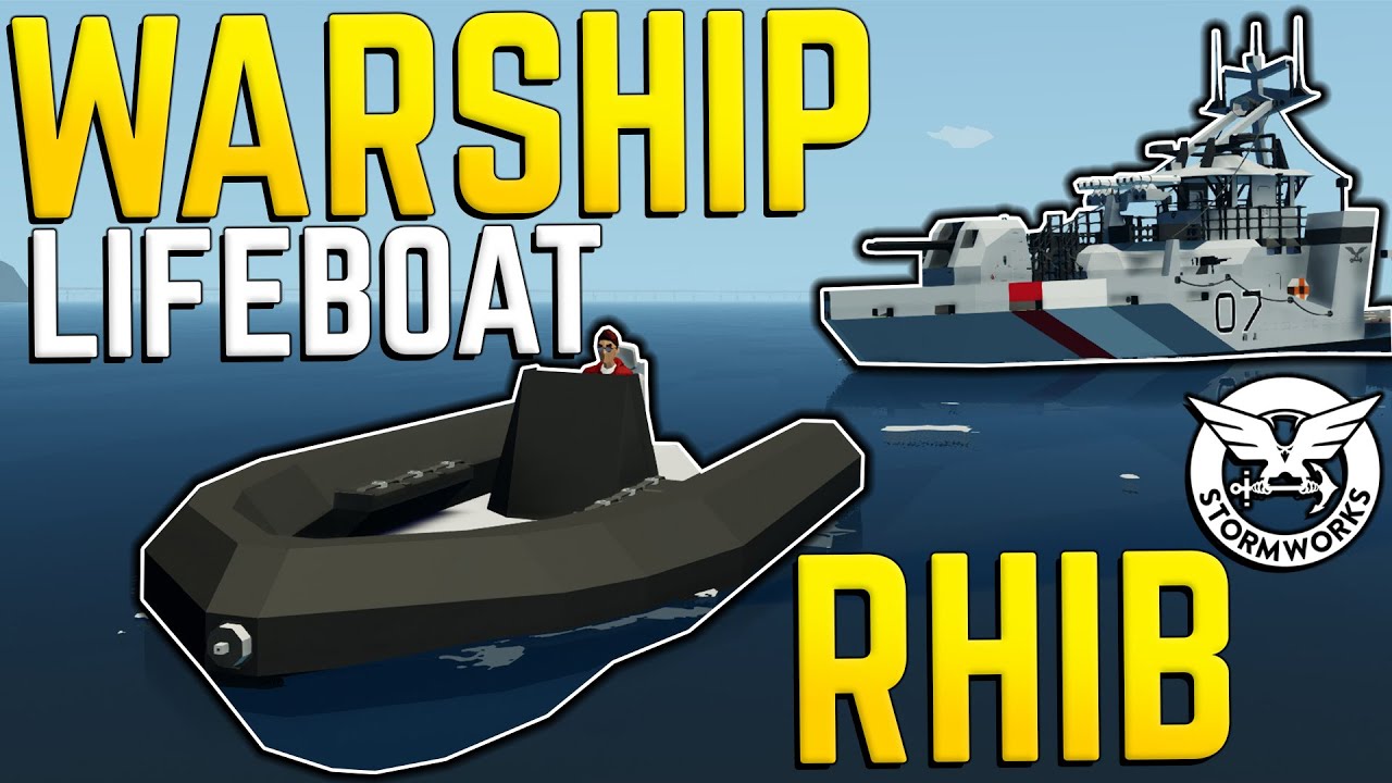 BUILDING A SMALL RHIB Lifeboat - Small Military Ship Build - Part 20 ...