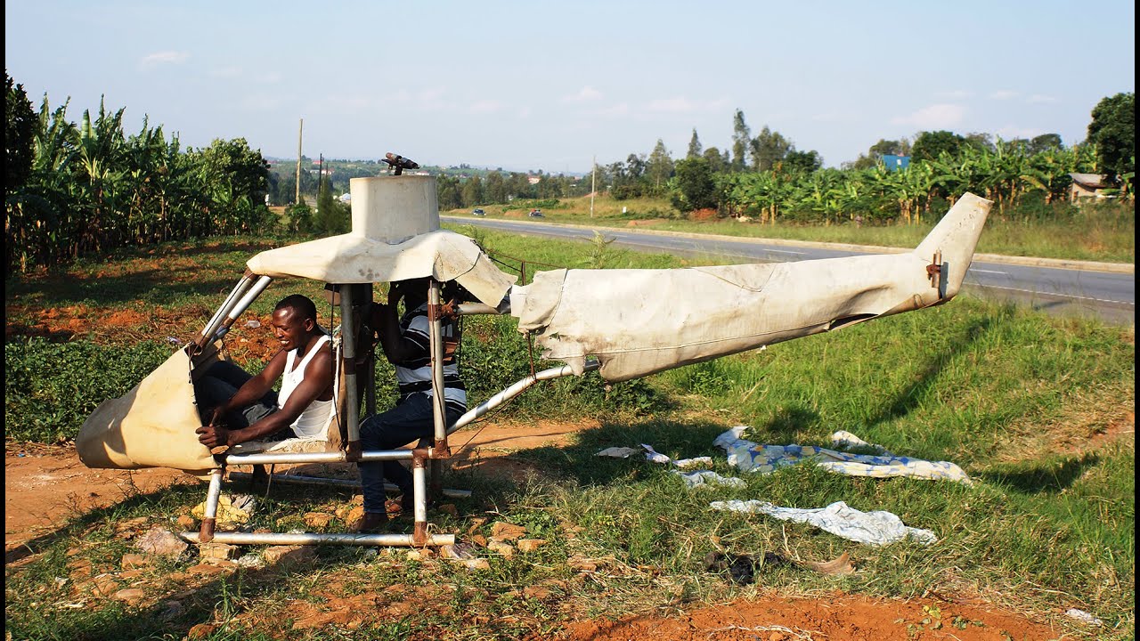 Ugandan Home Made Helicopter | Nkaheza Joseph | Touring Around - YouTube