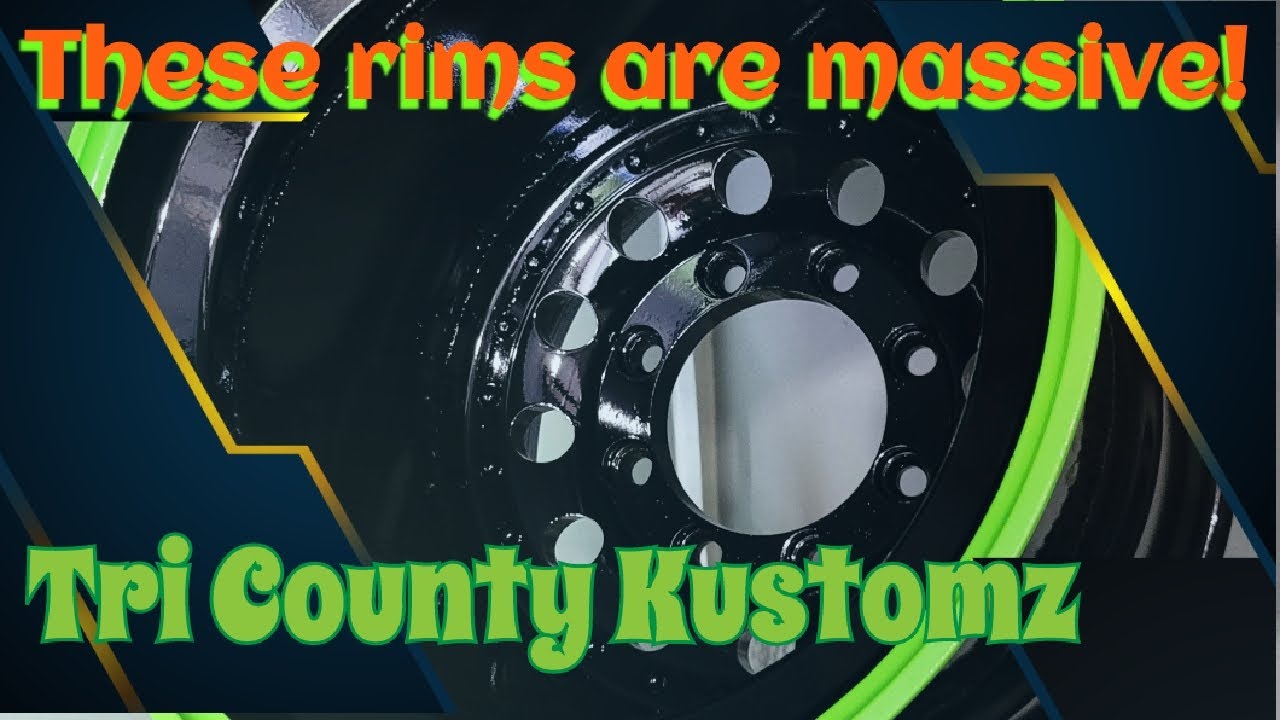 We’re Powder Coating some Insanely Wide Rims!! - YouTube