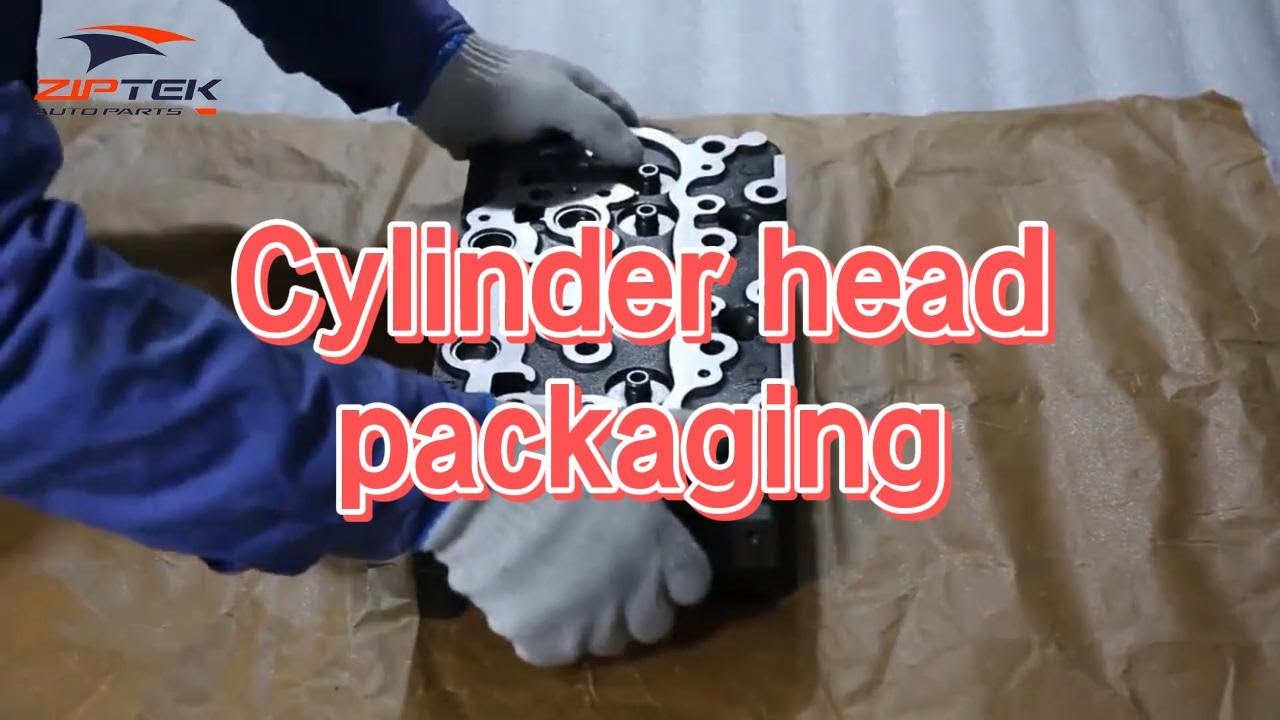 Car Engine Cylinder Head Packaging - YouTube
