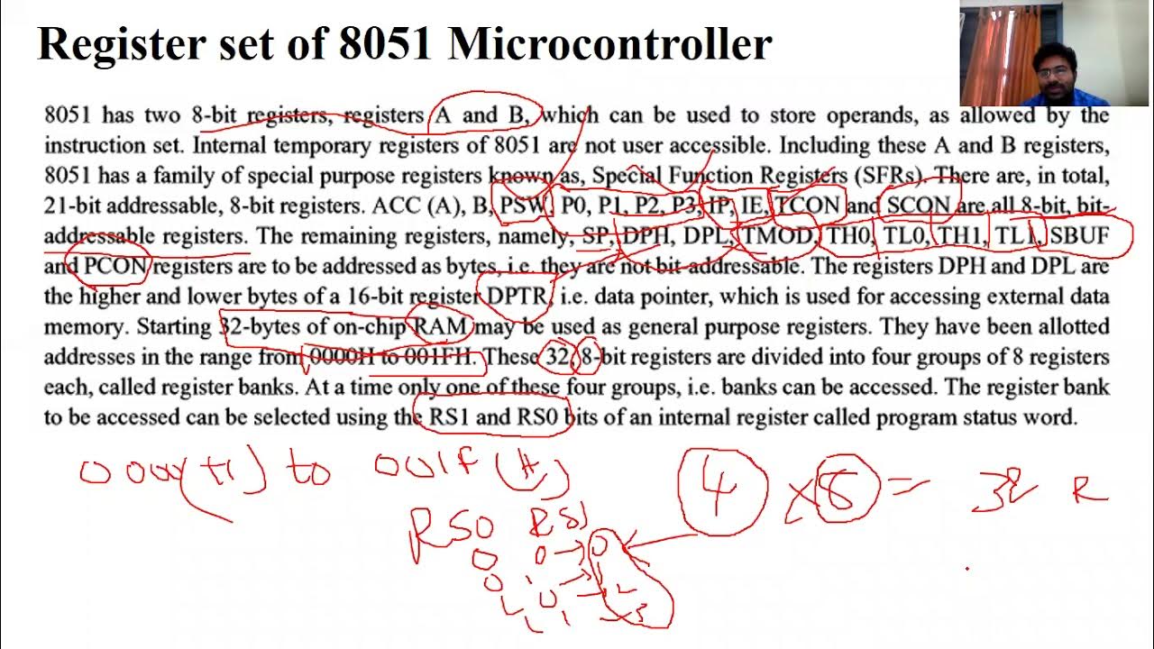 Microprocessors & Microcontrollers || Lecture-36 || Register set of ...