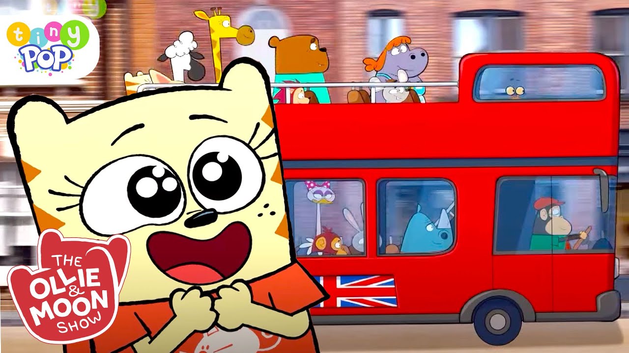 Ollie and Moon go to London! 🚌 Ollie and Moon Full Episodes | Cartoons ...