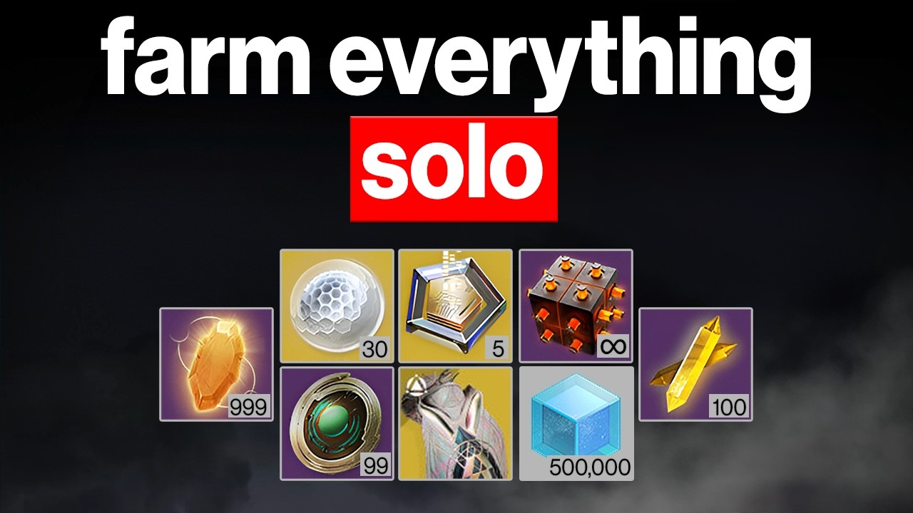 The Best Solo Farms For Everything in Destiny 2 - YouTube