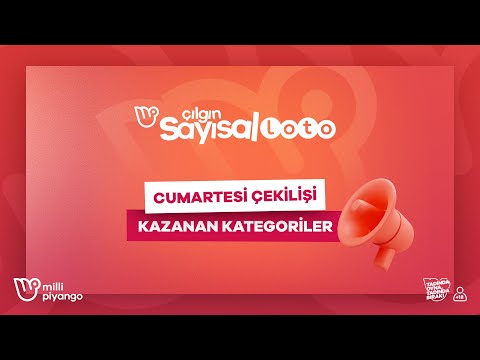 Çılgın Sayısal Loto 14 Mart 2026 Çekilişi No. 31 - Kazanan Kategoriler