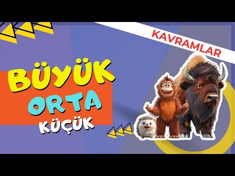 Büyük Bizon, Orta Orangutan, Küçük Kirpi | Eğlenceli Hayvan Animasyonu!