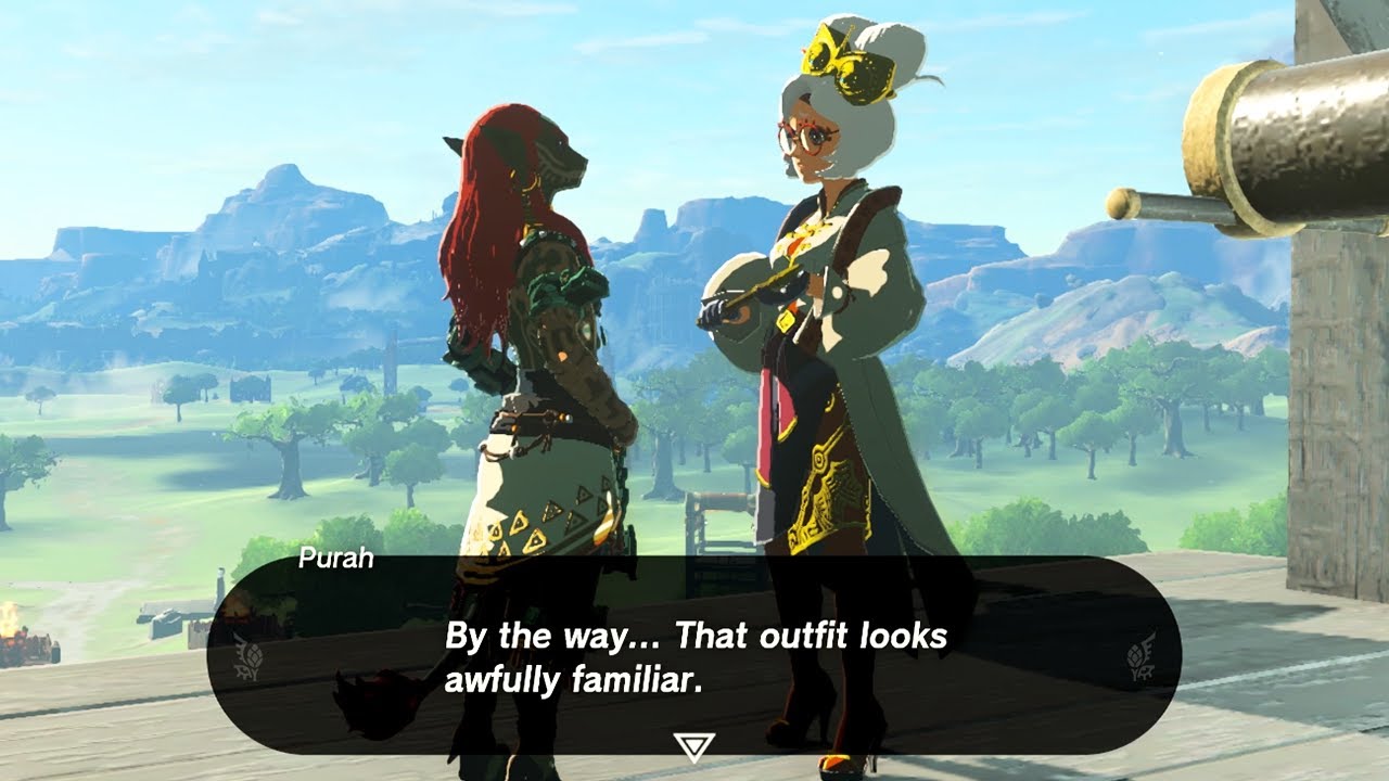 Purah's Reaction to the Ancient Hero Outfit - YouTube