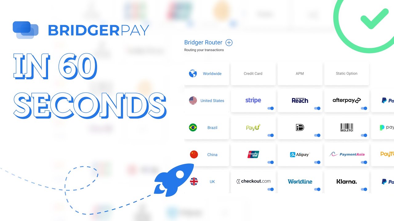 BridgerPay in 60s | MAKING PAYMENTS EASY - YouTube