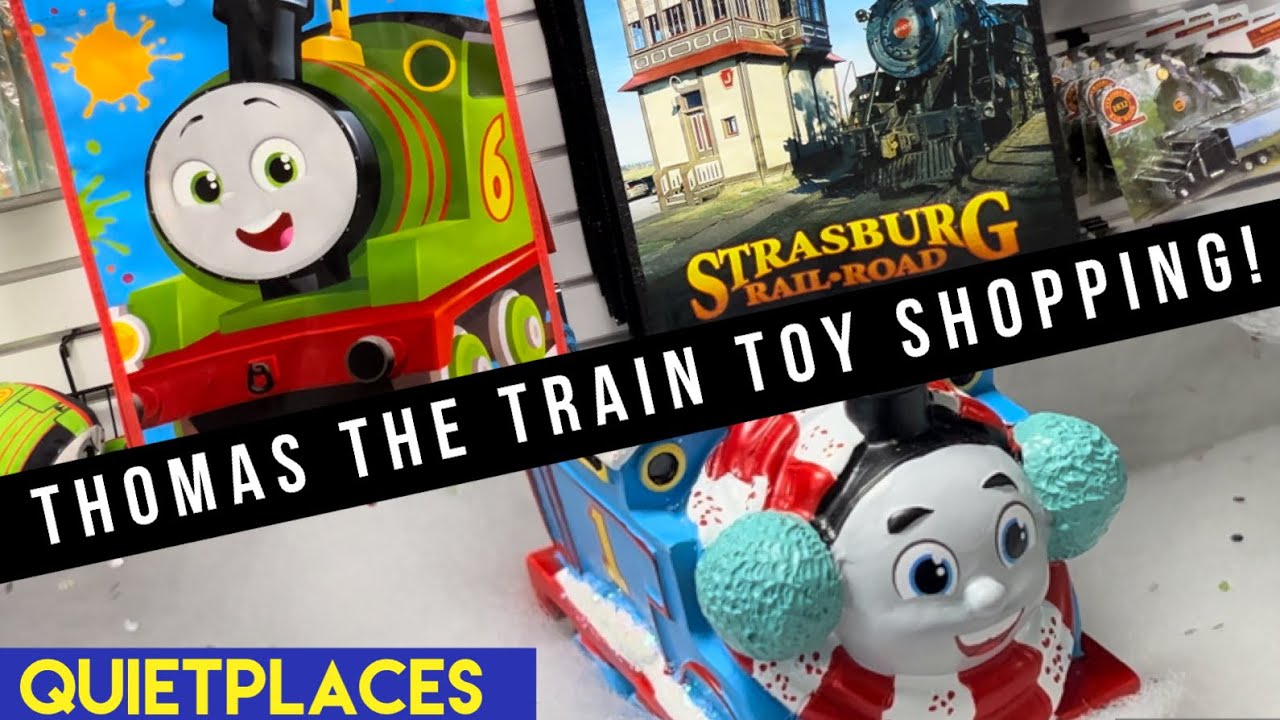 Thomas the Train Holiday Toy Shopping at Strasburg Railroad Toy Store ...