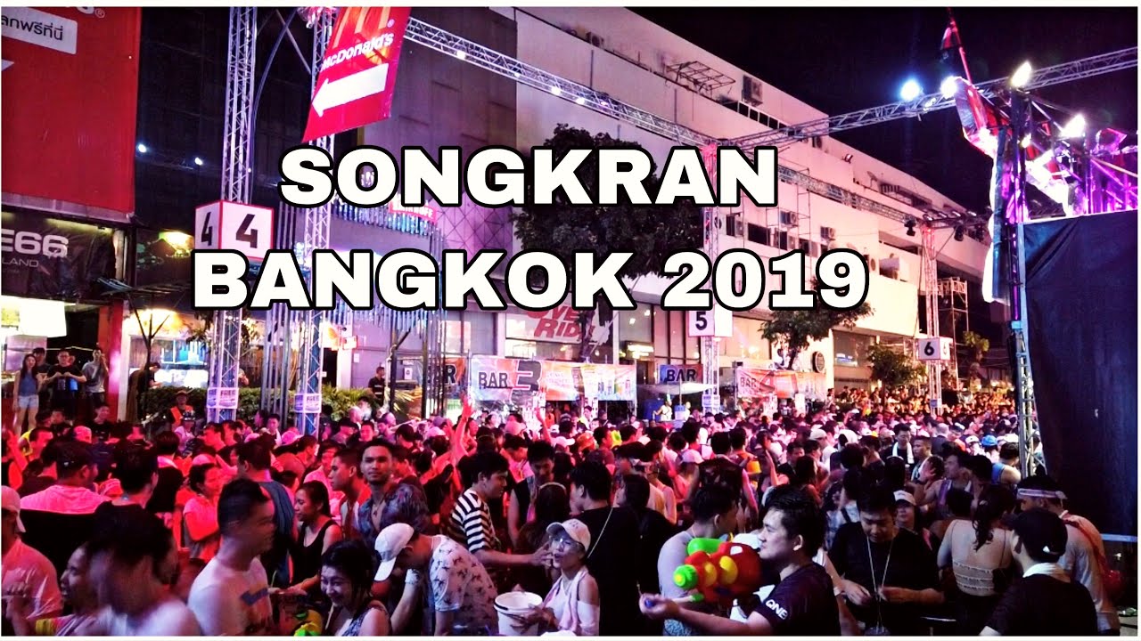 SONGKRAN BANGKOK 2019 , ROUTE66 , RCA 🇹🇭 april 2019 , Hari raya ...