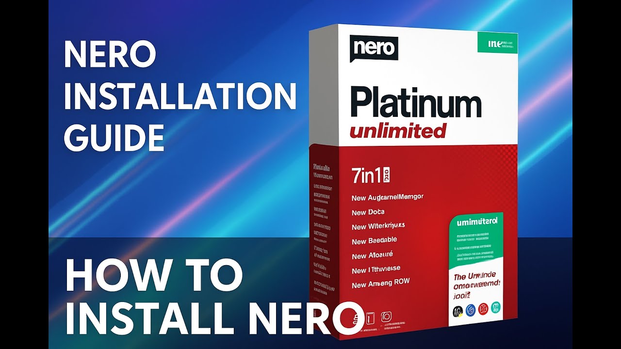 Nero Platinum Setup Tutorial – Download, Install & Activate | How to Activate Nero Platinum ...