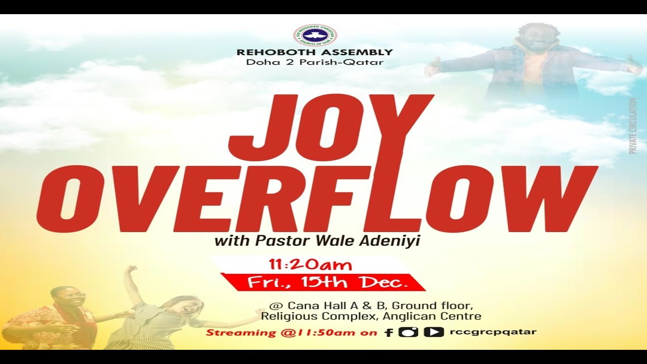 Friday, 15th December 2023 | Joy Overflow | Pastor Wale Adeniyi - YouTube