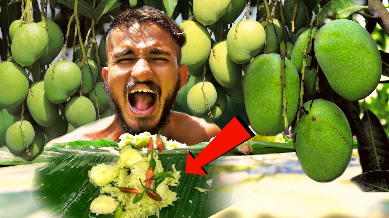 EATING GREEN MANGO || MANGO LOVER || EATING VIDEO 2023 || APU - YouTube