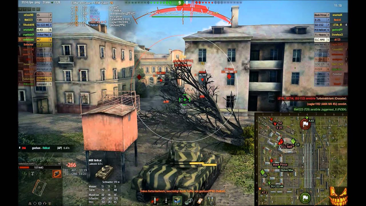 World of Tanks - M7 Panzerass auf Ensk - YouTube