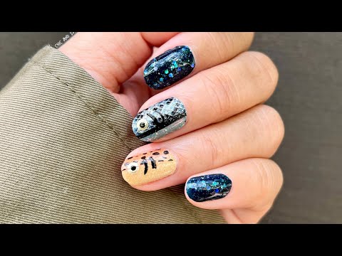 Trying the TikTok Fishing Lure Nail trend with Color Street