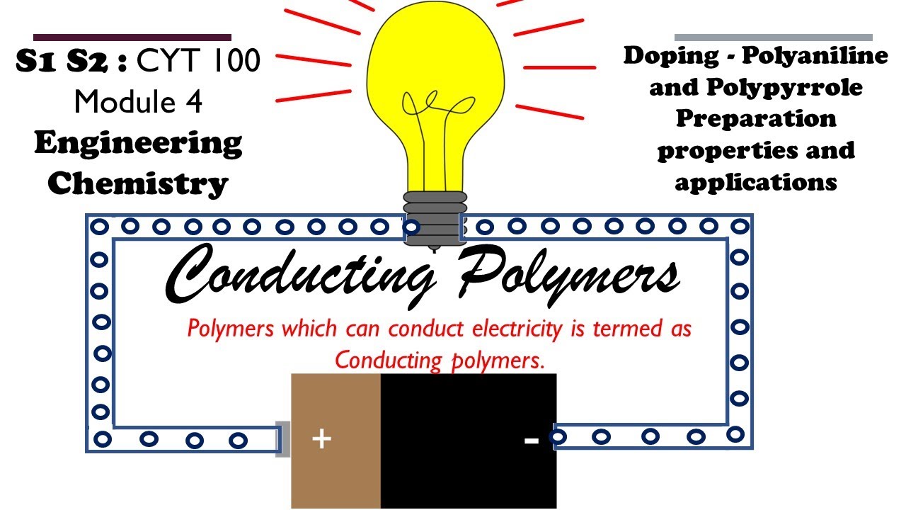 Conducting Polymers - S1 S2 Engineering Chemistry KTU Notes CYT100-S2 ...