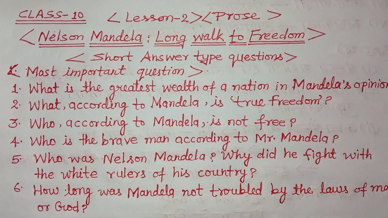 Class 10 English Important Question For Up Board Exam 2024 || Chapter 2 ...