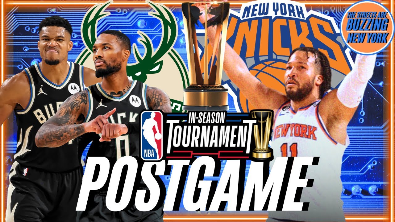 KNICKS 105-110 BUCKS Brunson explosion 45pts Bucks spread shooting, NBA ...