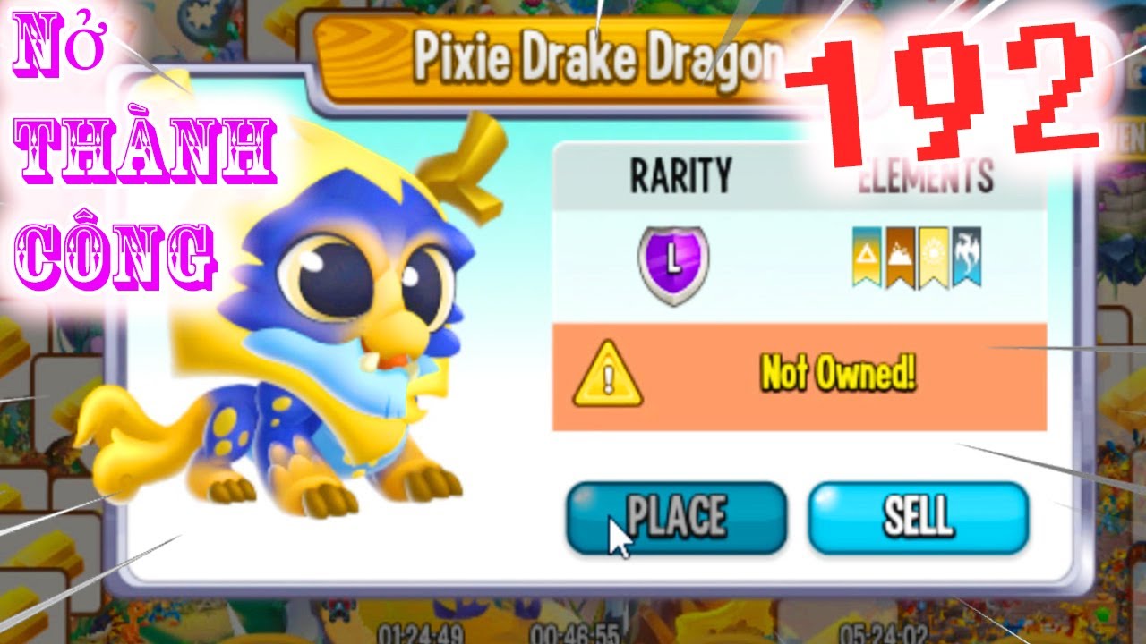 Nở Thành Công Rồng Pixie Drake Dragon New Dragon City Fan HNT Channel ...