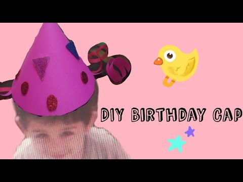 How to make a DIY birthday cap | Art & Craft | Scholar's Play Way ...