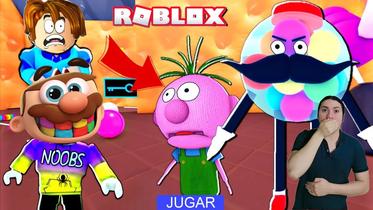 ESCAPANDO DE LA TIENDA DE DULCES !ROBLOX! (EL SEÑOR CANDY SE ENOJO POR ...