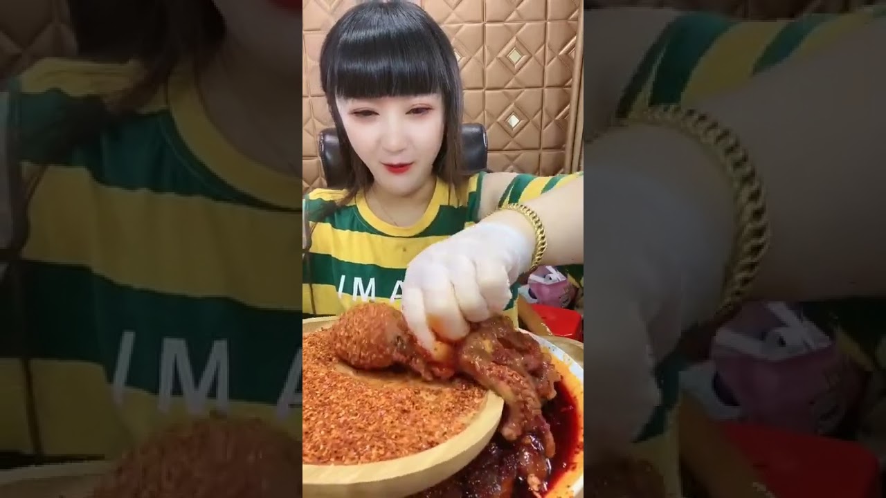 Mukbang ASMR Eating Show 080 Hamzy Hongyu Gongsam Style TikTok 2021 ...