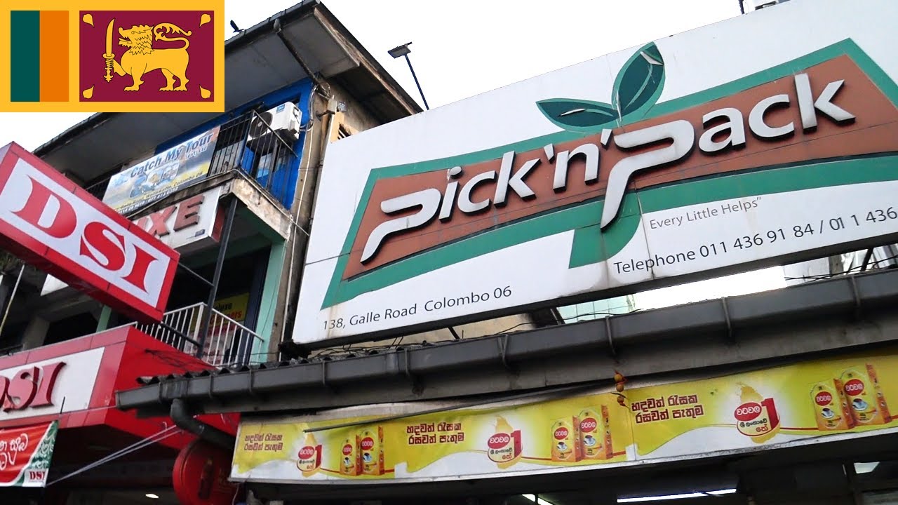 Pick 'N' Pack Grocery store Colombo Sri Lanka - YouTube