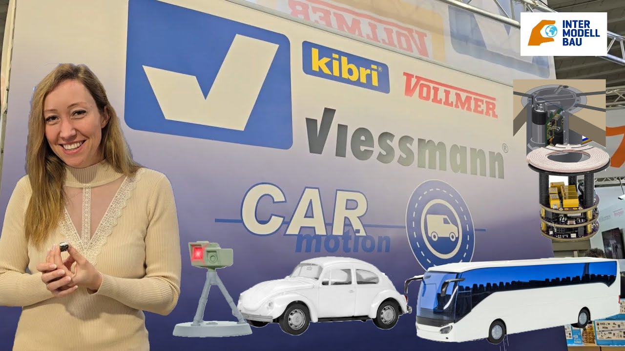 Viessmann Car Motion Neuheiten vorgestellt - Kibri Vollmer auf der Intermodellbau 2024 - YouTube