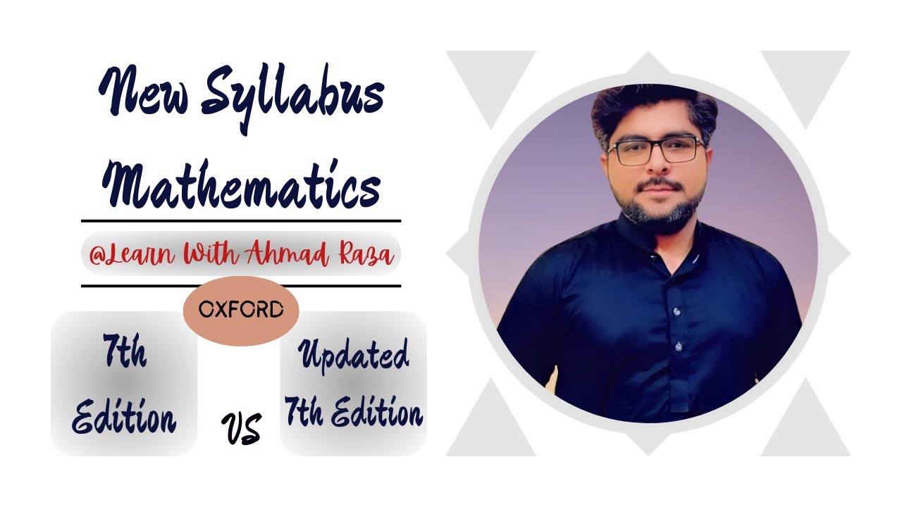 D Mathematics syllabus | 7th Edition vs 7th updated Edition - YouTube