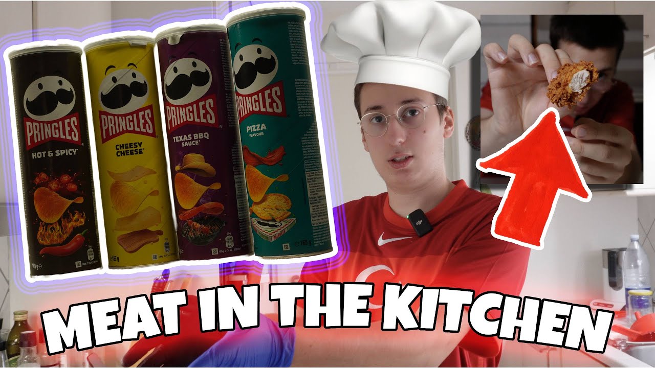 I MADE FRIED CHICKEN WITH PRINGLES FLAVOUR ** i cooked** - YouTube