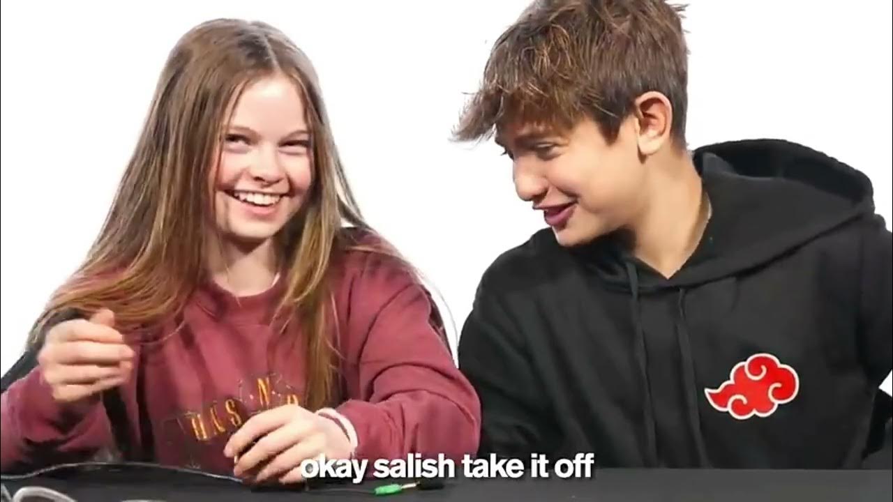 Salish And Nidal Kissed😱 Lie Detector Test Youtube