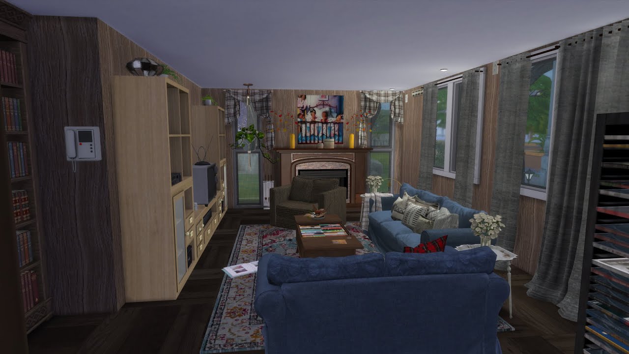 The Sims 4 | Middle Class 90's Surburban Home | Speed Build Part 1 +CC ...