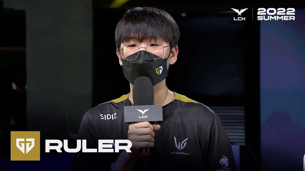 Ruler 인터뷰 | 농심 vs. 젠지 | 06.30 | 2022 LCK 서머 스플릿 - YouTube