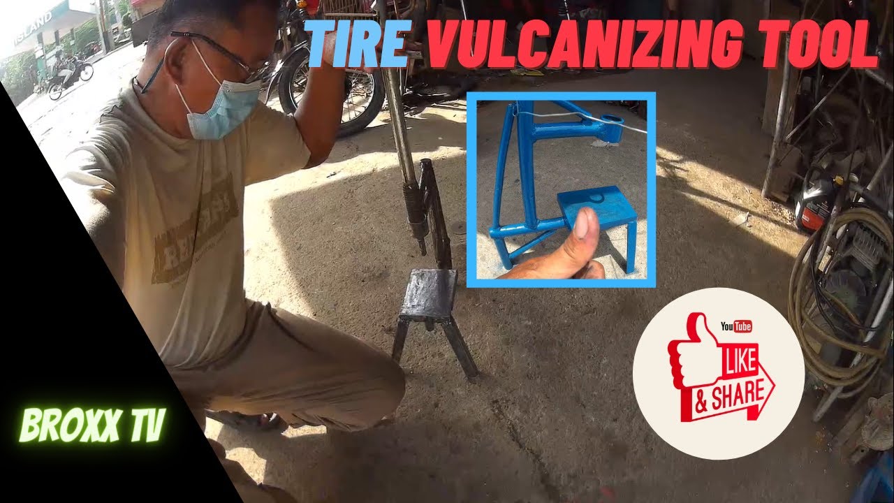 How to make Tire Vulcanizing tools (proseso ng pagawa ng pang Vulcanize ...