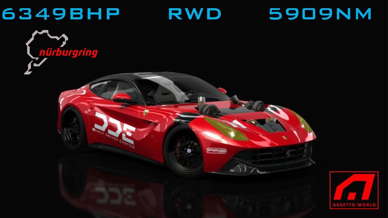 DDE TWIN TURBO FERRARI F12 VS NÜRBURGRING [INSANE SOUND] - YouTube