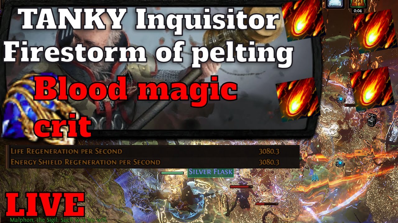🔴[Live] T17 farming - TANKY Inquisitor, Uber bossing build. Firestorm ...