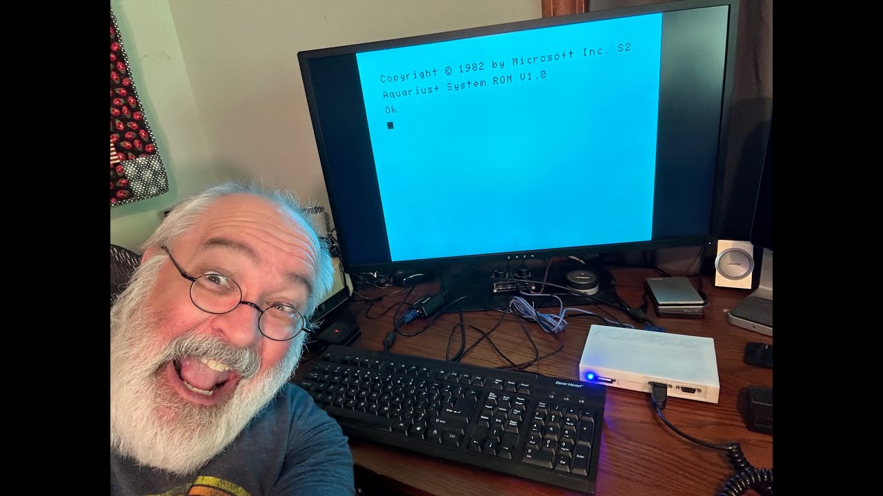 Double Feature Friday - Aquarius+ 1st Boot - Next Generation 8bit Retro ...