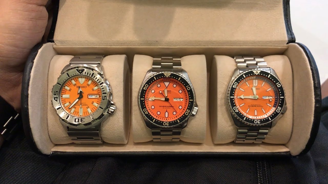 Seiko SKX781 | SKX011 | SKXA55 Diver Orange - YouTube